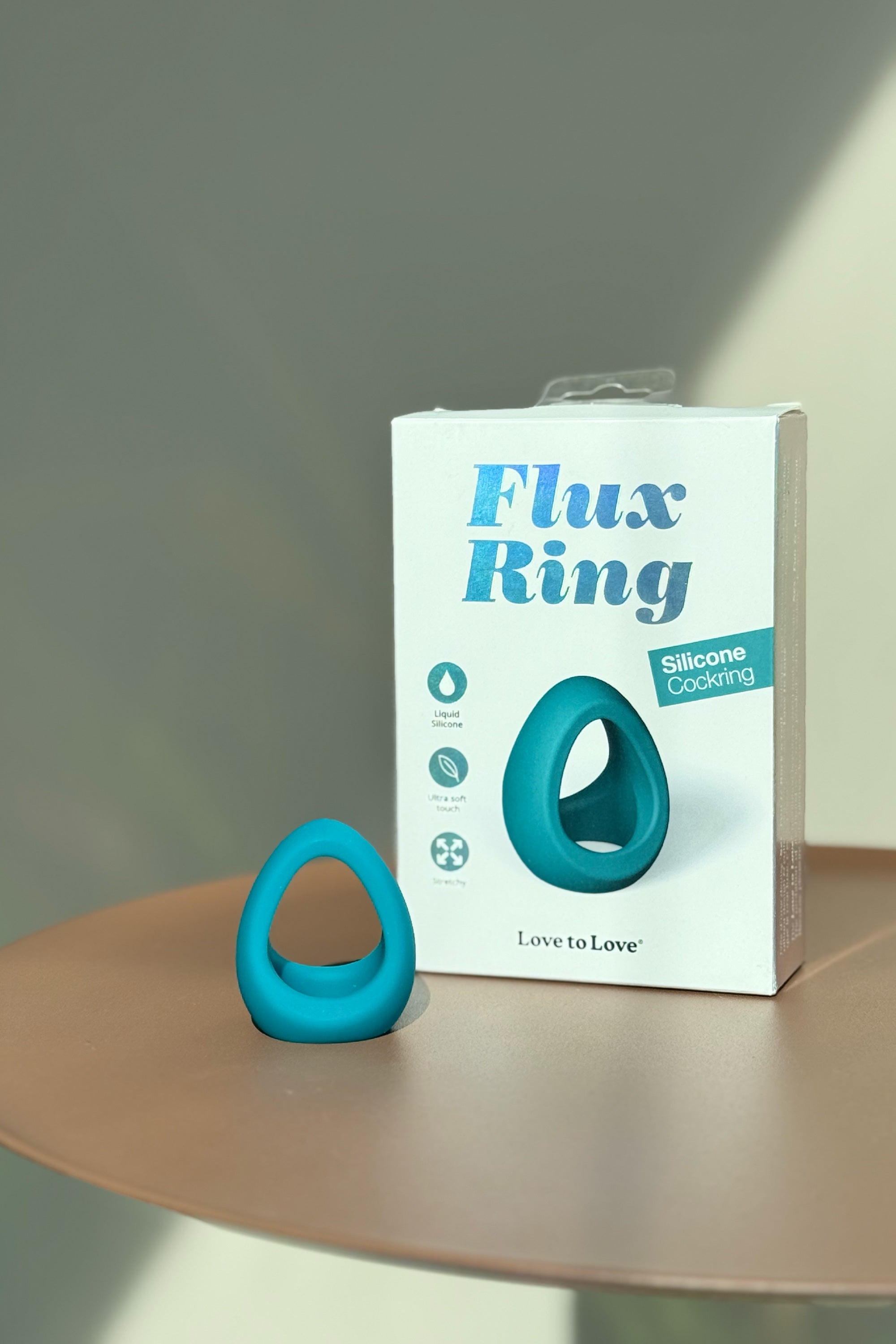 Double Cock Ring - Premium French Liquid Silicone Flux Ring